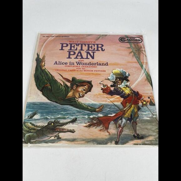 Media | Walt Disneys Peter Pan Also Alice In Wonderland Rca Victor 12 ...